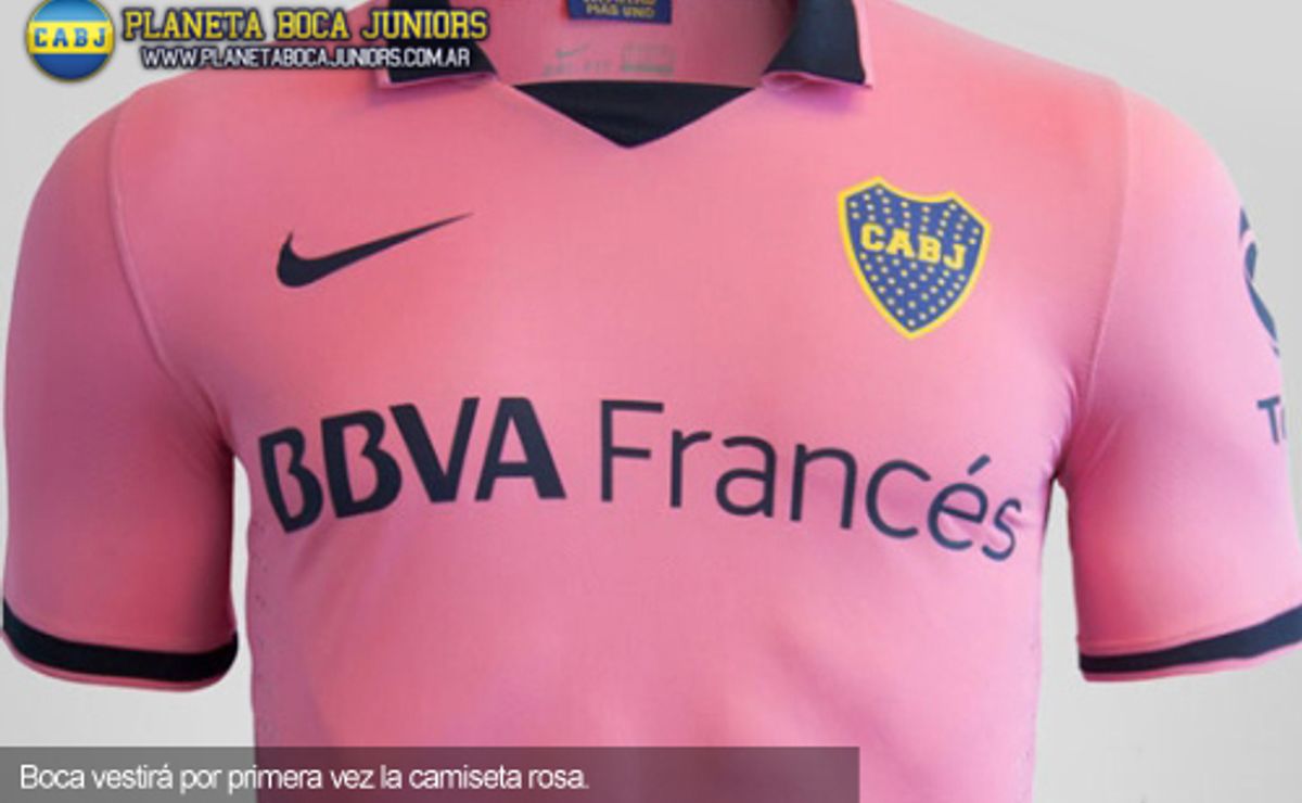 La camiseta rosa se estrena el domingo - Planeta Boca Juniors