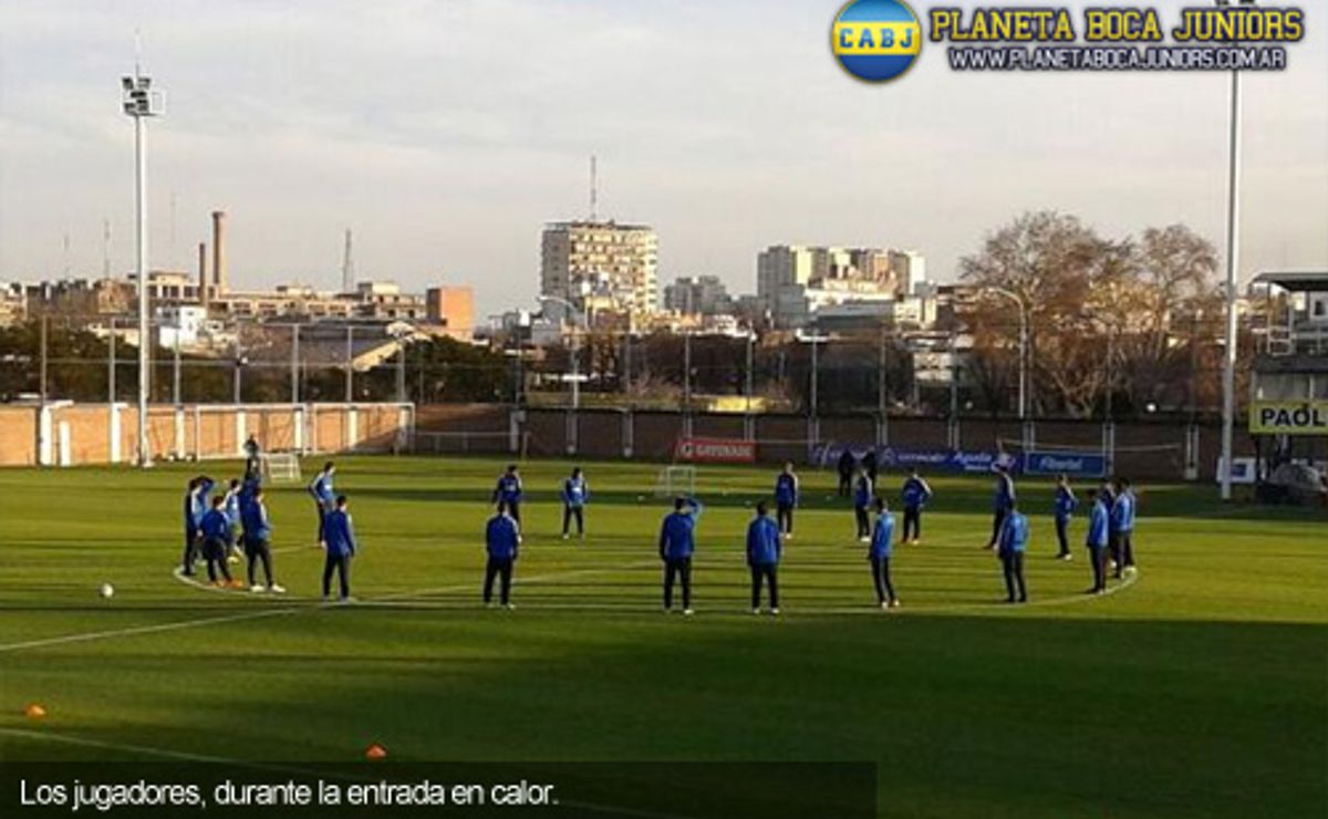 Una práctica relajada - Planeta Boca Juniors