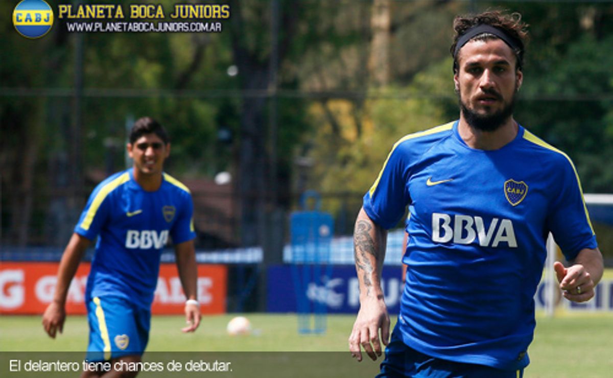 Osvaldo, con chances de ir al banco ante Temperley - Planeta Boca Juniors