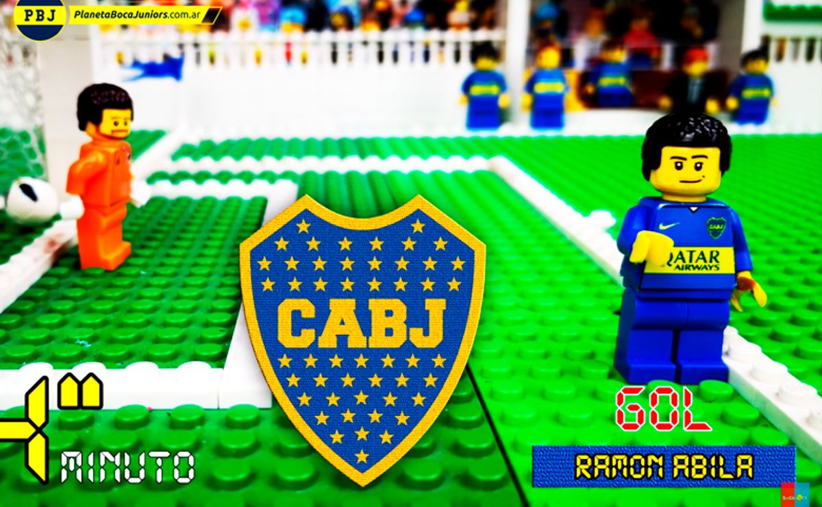 Recrearon la final con Legos - Planeta Boca Juniors