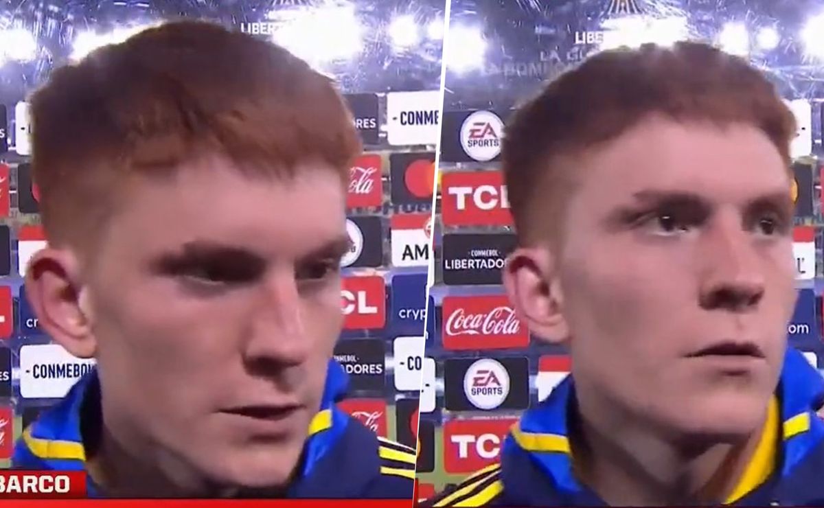 La alegría de Barco por su primer gol con la camiseta de Boca: "Era ...