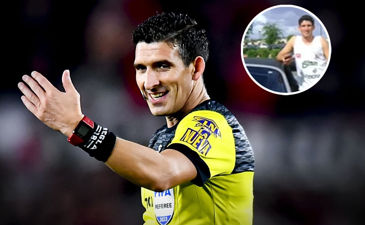 Apareció una foto que prueba que Andrés Merlos es hincha de River