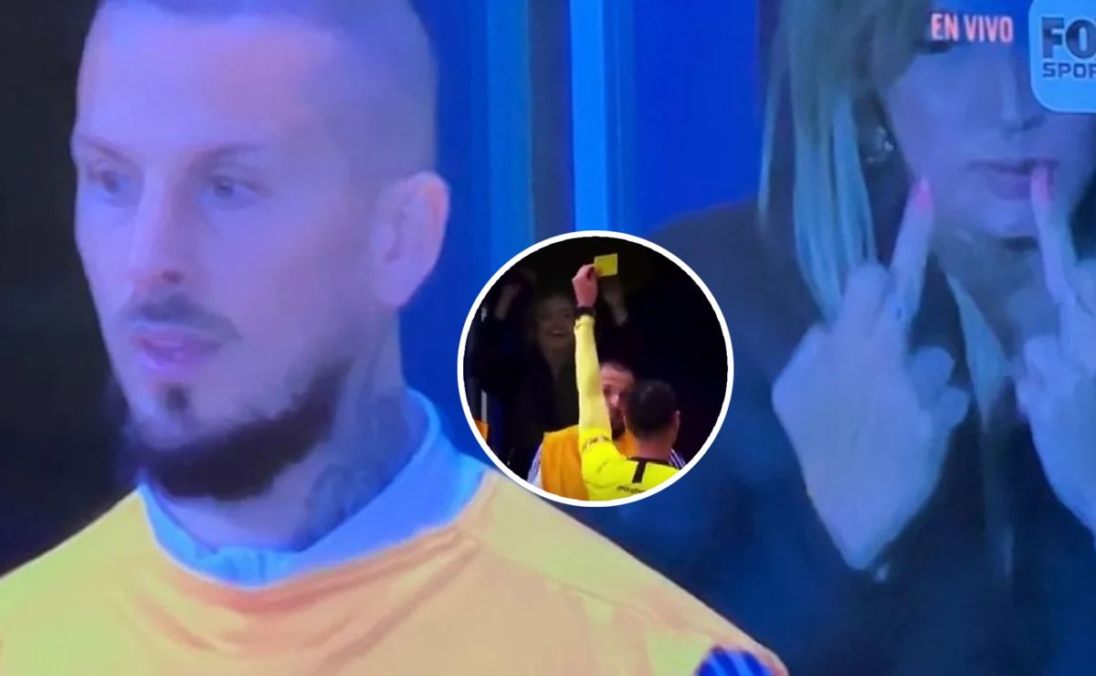 Confirmado: quién es la mujer que celebró la amarilla a Benedetto